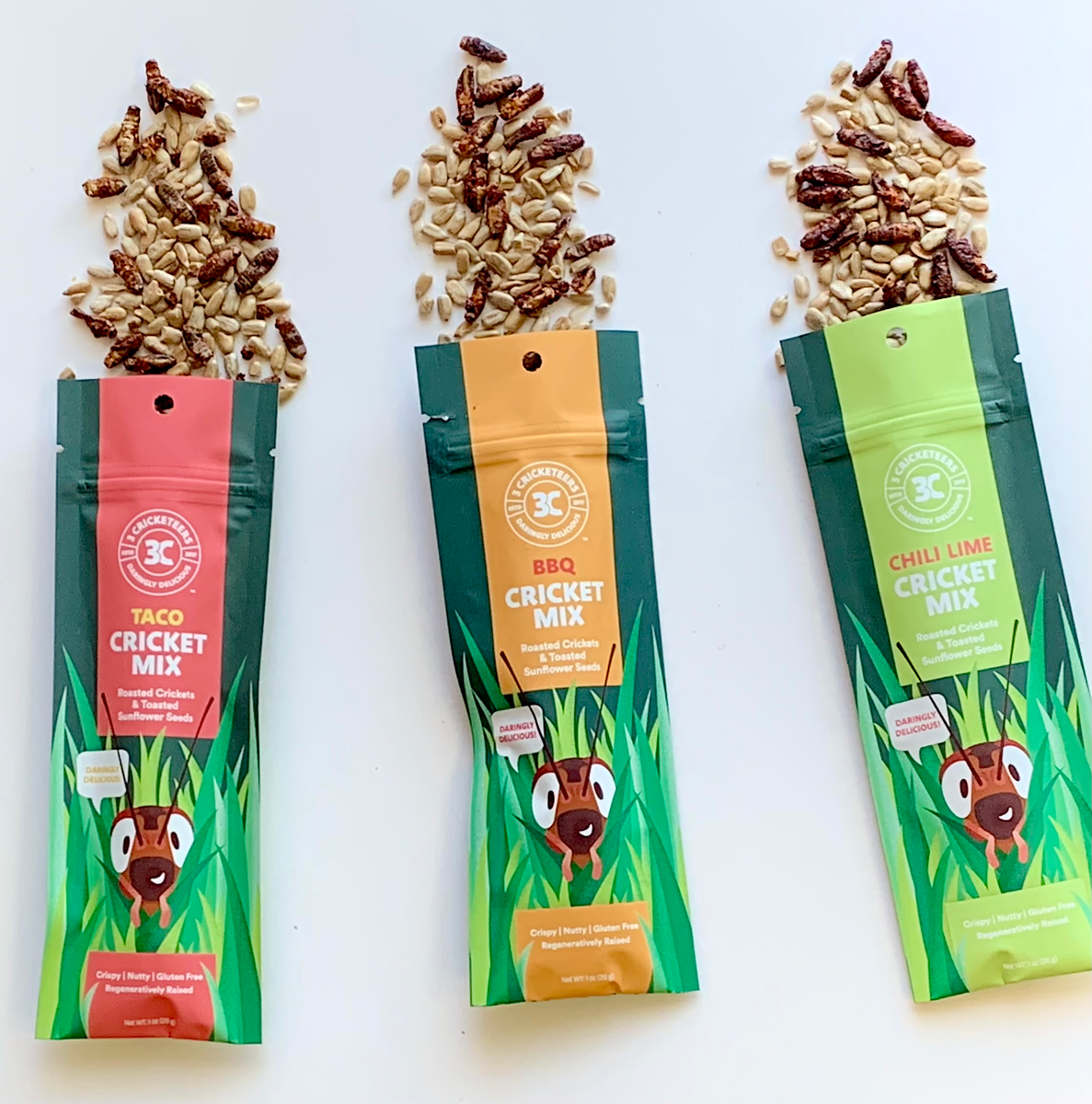 Crickets & Snack Mixes – 3 Cricketeers